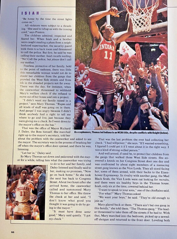 1987 Isiah Thomas Detroit Pistons Basketball | eBay