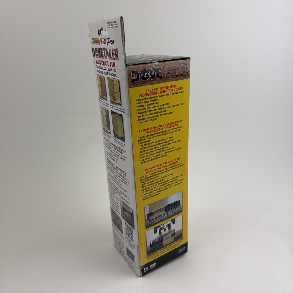 The Dovetailer General EZ Pro Dovetail Jig No. 860 Open Box | eBay