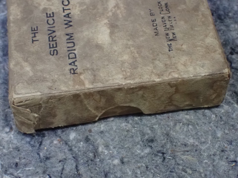 Vintage New Haven The Service Radium Pocket Watch Storage Box Used | eBay