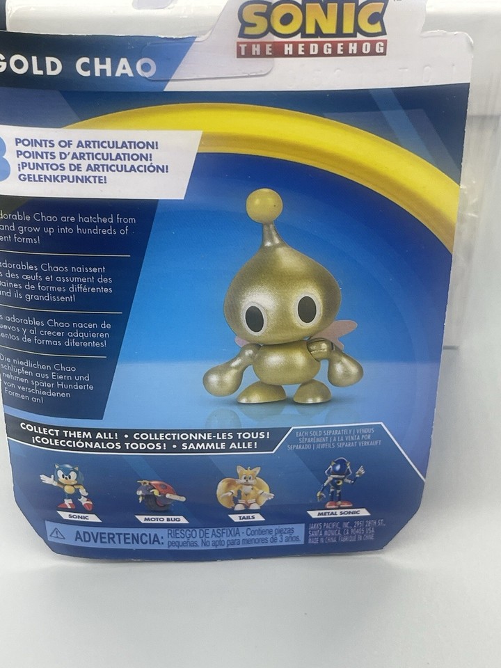 GOLD CHAO Sonic The Hedgehog 2.5" Inch Figure Jakks Pacific. B-7 | eBay