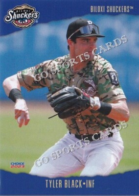 2023 Biloxi Shuckers Tyler Black RC Rookie Milwaukee Brewers Minor ...