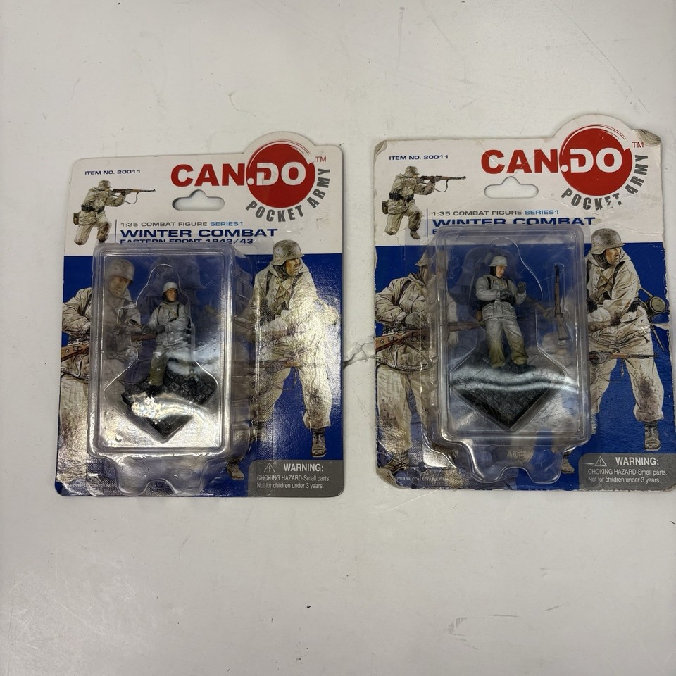 Lot of 5 - Can.Do Pocket Army 1:35 Figures. Winter Combat. Wehrmacht ...