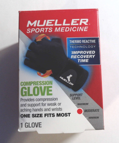 Mueller Sports Medicine Compression Support Aching Hand Black Glove ...