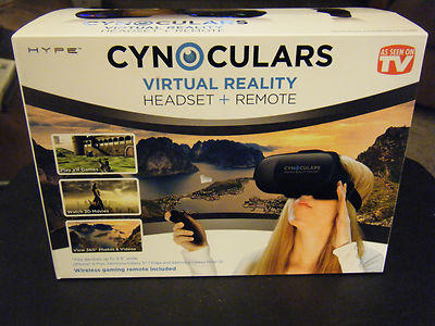 Hype Cynoculars Virtual Reality Headset + Remote - Brand New!!!! | eBay