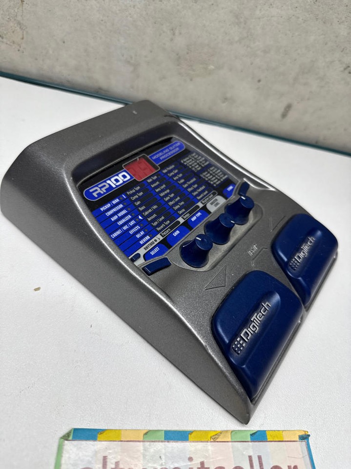 Digitech RP100 Multi Effects Pedal Guitar Processor Tested WORKS No AC ...