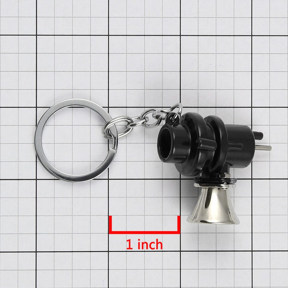 TURBOCHARGER BLOW OFF VALVE BOV STYLE CAR KEYCHAIN ALLOY KEYRING KEY ...