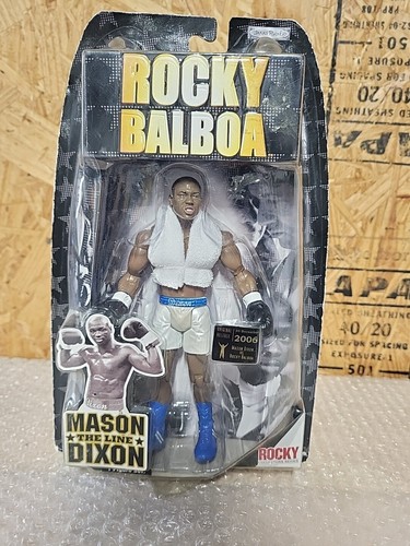 Jakks Pacific Rocky Balboa Mason The Line Dixon Action Figure 2007 ...