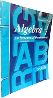 Saxon Algebra 1/2: An Incremental Development - Paperback - VERY GOOD ...