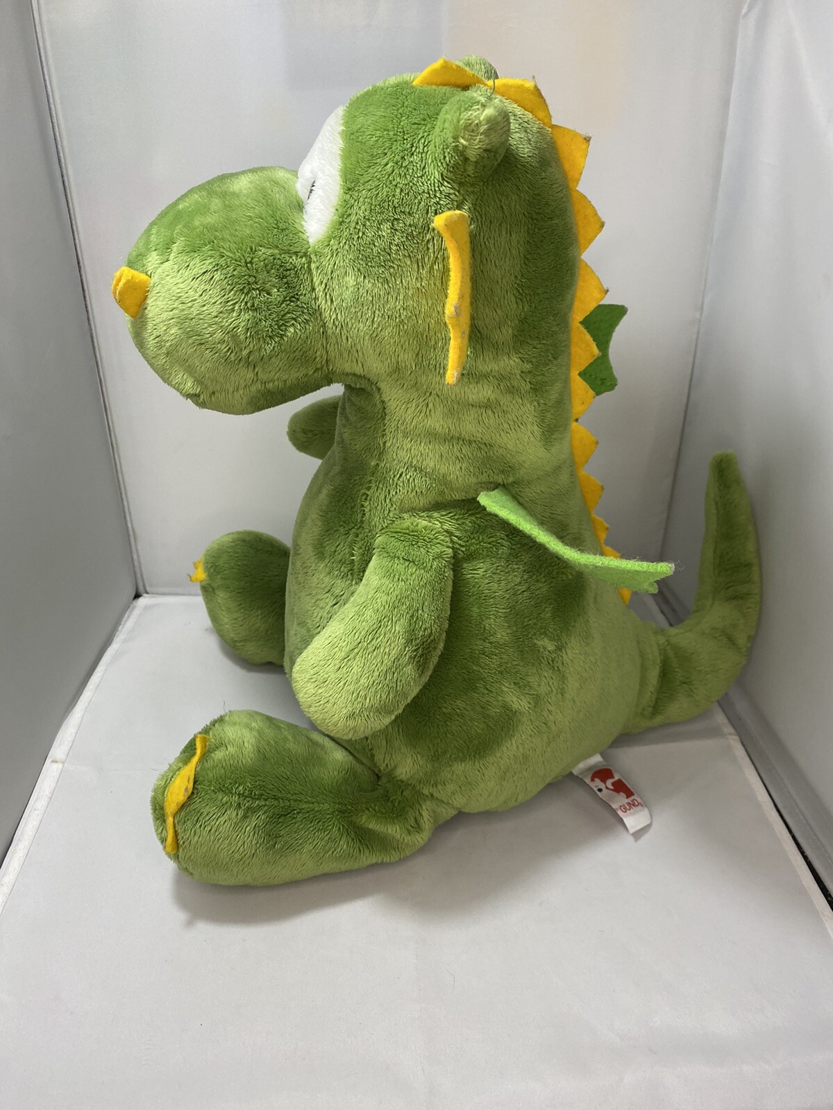 G by GUND Green Yellow Dragon Plush Stuffed Animal Lovey Large 15 ...