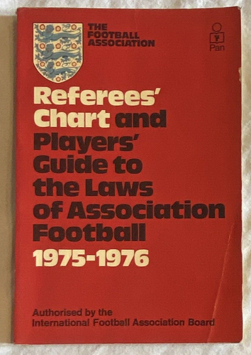 VTG Football Association's Referees Chart & Players Guide Rule Book ...