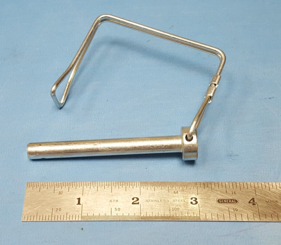 (4 PCs) 1/4 " X 2 ",Hitch Pin Wire Lock ,CANOPY PTO PINS, PTO Pin Shaft ...