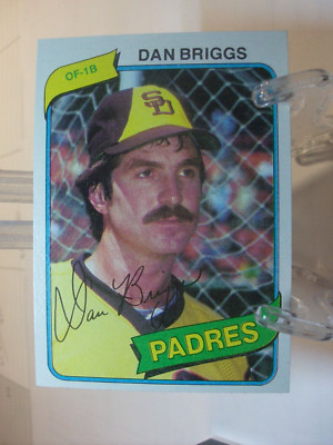 1980 Topps Baseball Card #352 - Dan Briggs - San Diego Padres (95214 ...