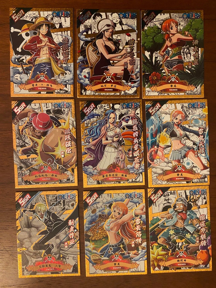 One Piece Anime Collectable SSR UR CP 81 Trading Card Complete Set ...