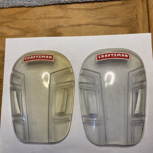 Vintage Craftsman Plastic Knee Pads (2) Inserts | eBay