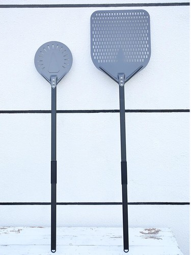 9/8/7 Inch Hard Coating Long Handle Perforated Removable Pizza Turning ...