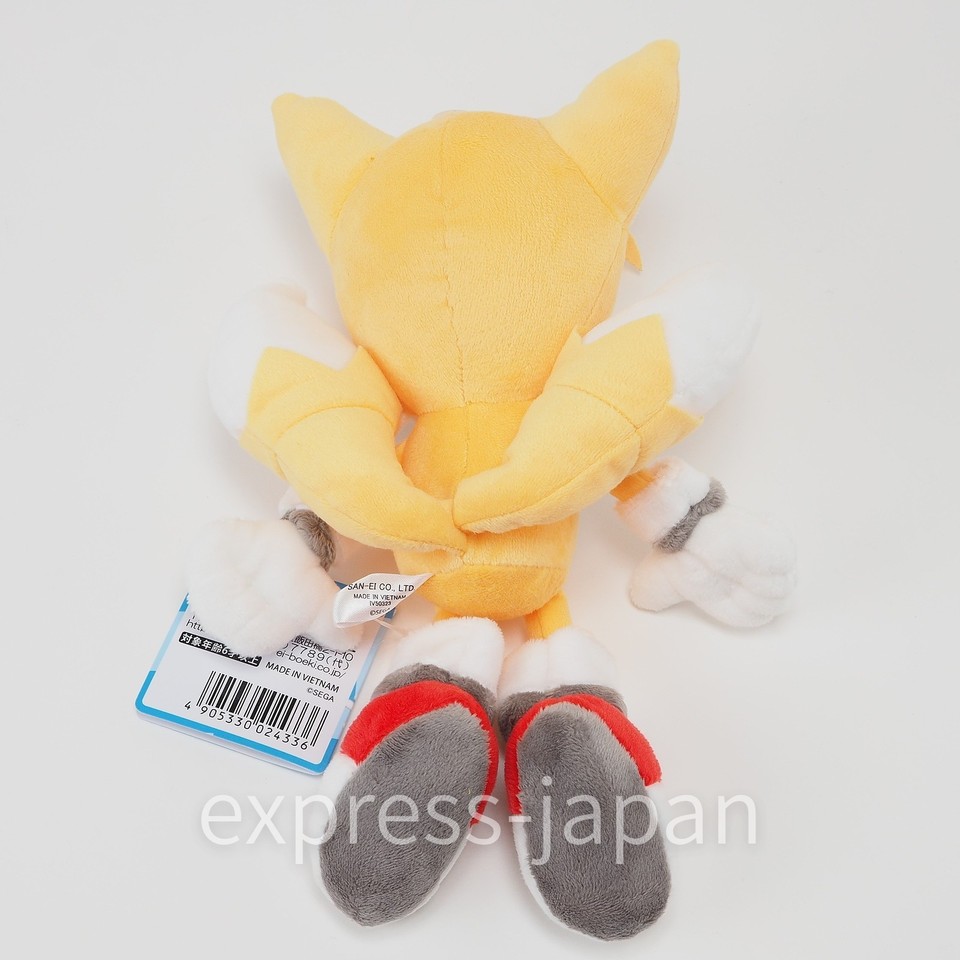 Sonic the Hedgehog All Star Collection S Plush Tails Sanei SEGA Japan ...