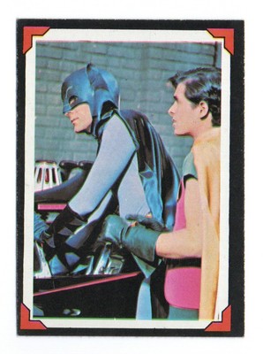 1966 TOPPS BATMAN CAUTIOUS CAPED CRUSADER RIDDLER BACK #17 EX+ CREASE ...