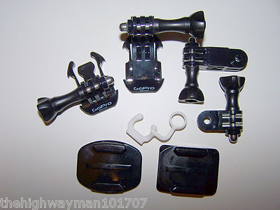 GoPro Parts Spare Grab Bag j-hook slider flat and curved surface mount ...