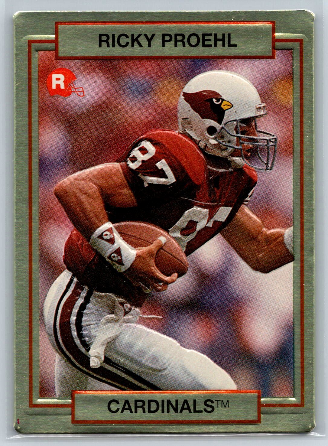 1990 Action Packed Rookie Update Ricky Proehl Rookie Cardinals RC #52 ...