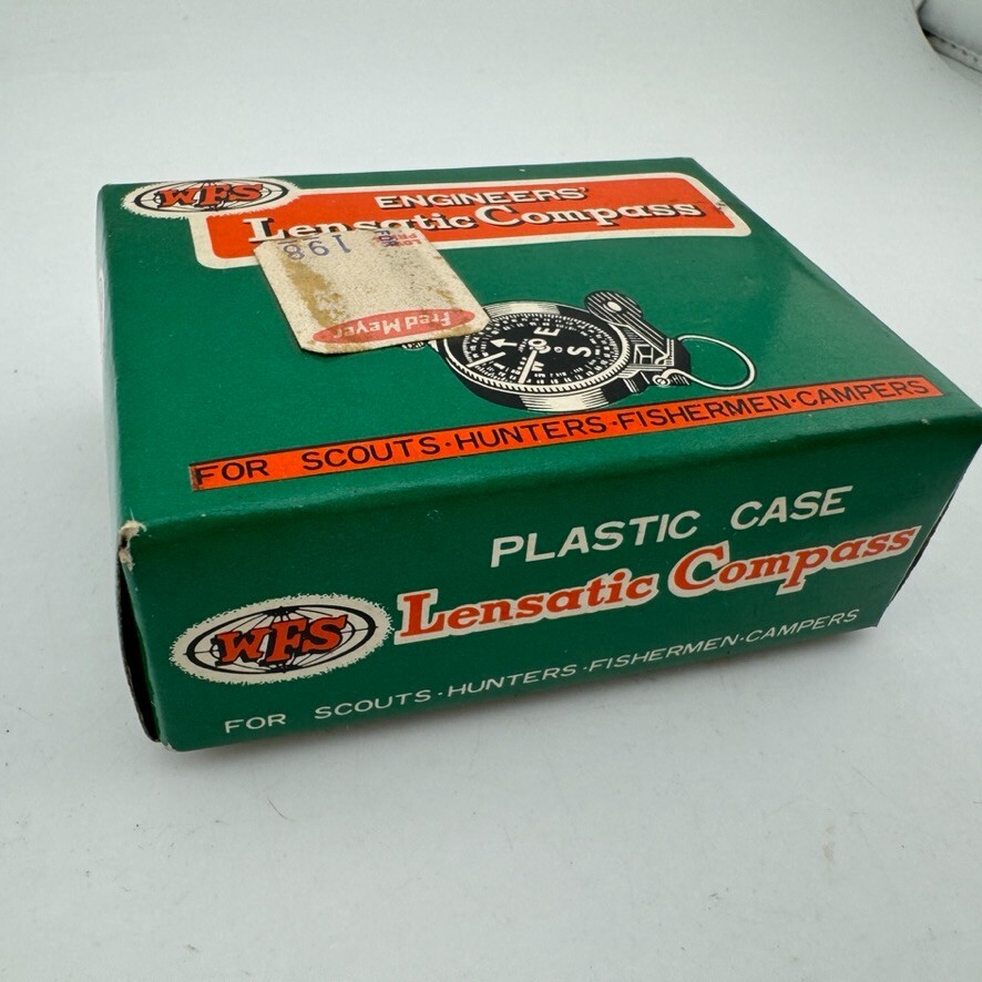 Engineers Lensatic Compass With Original Box WFS No 110 Made In Japan ...