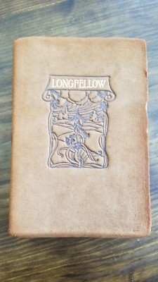 The Poems of Henry W. Longfellow suede leather bound RARE and OLD | eBay