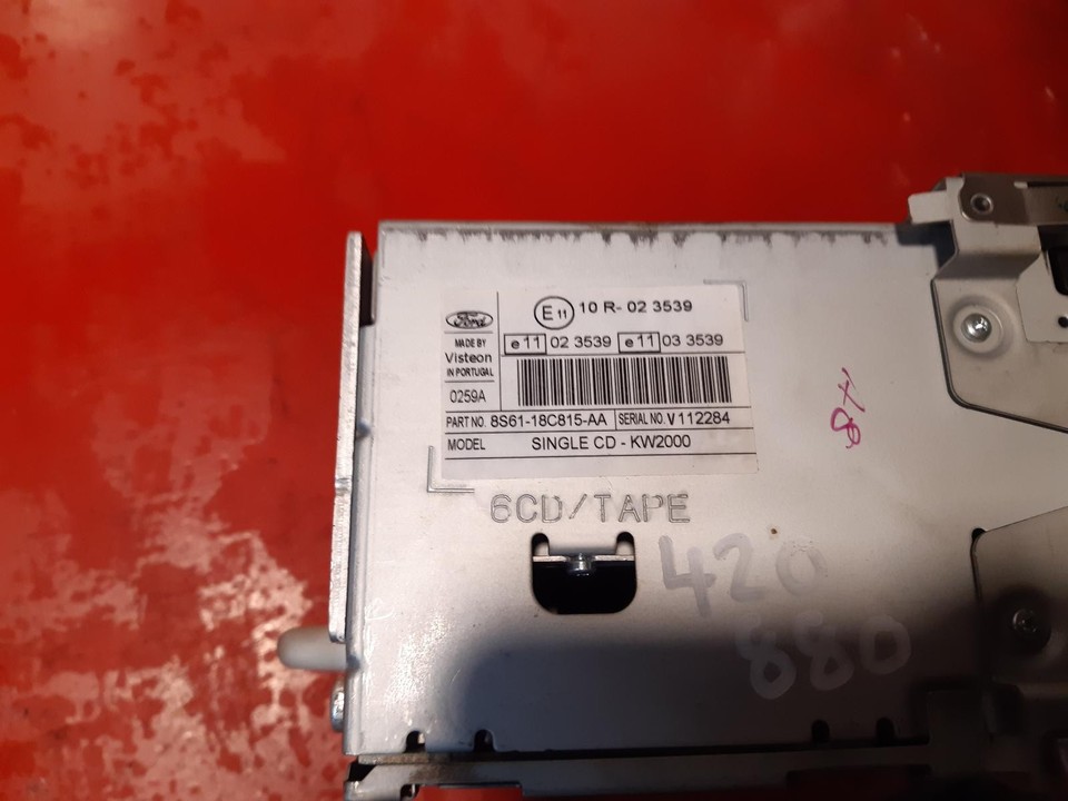 FORD TRANSIT CONNECT Radio/CD/Stereo Head Unit 2008 | eBay UK