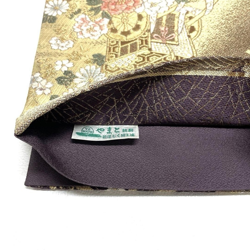 V1 Made in Yamato, high-quality pure silk, Karaori, 6-tone bag obi | eBay