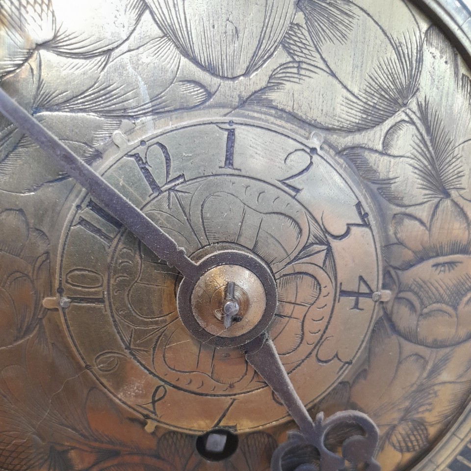 Antique chain Fusee Clock Movement Complete Keeping Time. | eBay UK