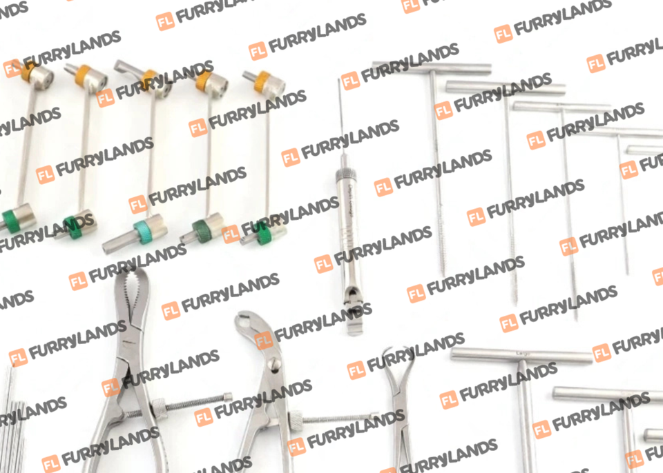 Veterinary Orthopedic Surgery Instrument & Implant Set – 32 Pcs | eBay UK