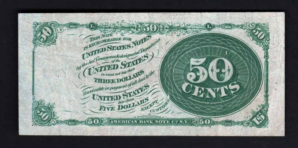 FR1376 Fractional Currency 50 cent 4th Issue - UNC AH5 | eBay