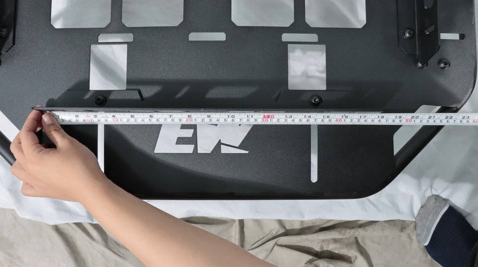 Adjustable Rear Bed Cargo Luggage Rack For 2022-2025 Polaris RZR Pro R ...