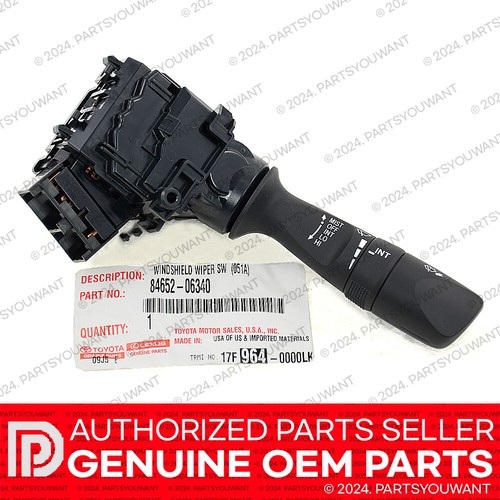 GENUINE Toyota Camry Corolla Tacoma OEM Intermittant Wiper Switch 84652 ...