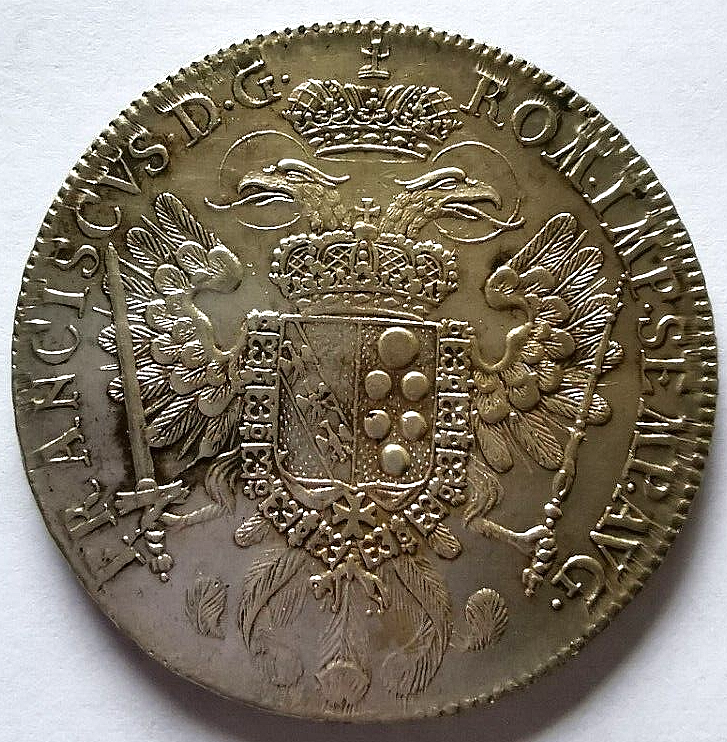1765 SS-GNR German States NURNBERG Thaler Silver Coin | eBay