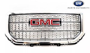 2016-2018 GMC Sierra 1500 Denali Front Chrome Grille 23496245 w/ Emblem ...