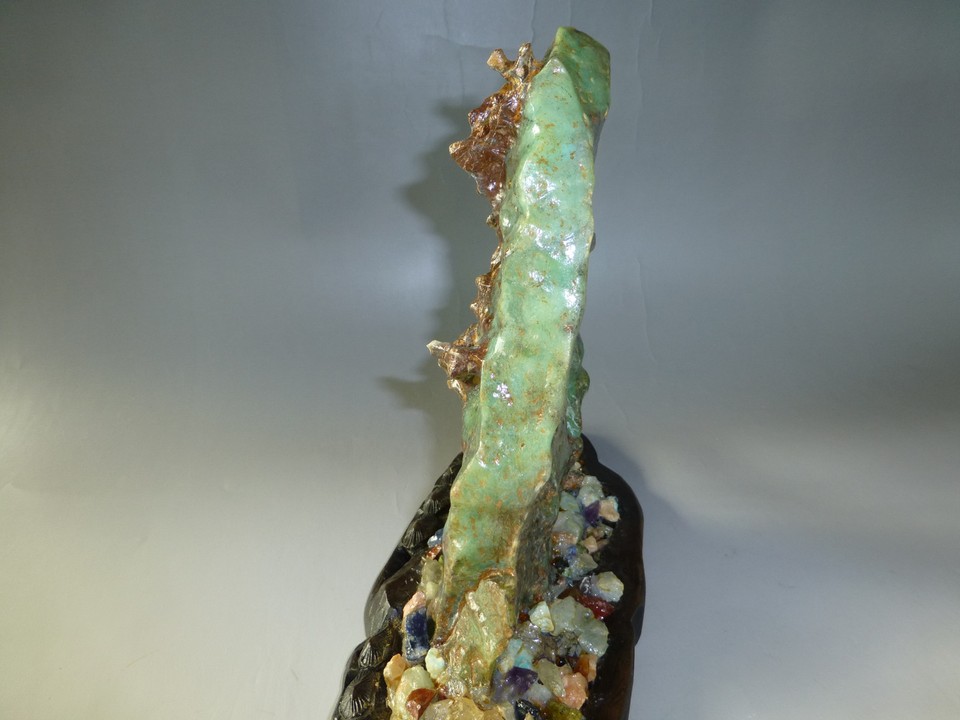 Natural Australian Green Jade Gemstone Rock Opaque Chrysoprase Rough ...