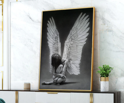 Beautiful Dark Angel Art