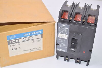 NEW Industrial Electric IEM EDA3100 EDA-14KA 100A 240 VAC 3 Pole ...