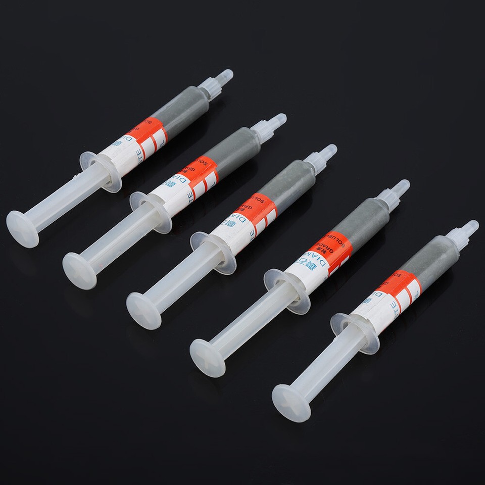 5pcs Polishing Paste Lapping Compound Abrasive Paste Needle Tube ...