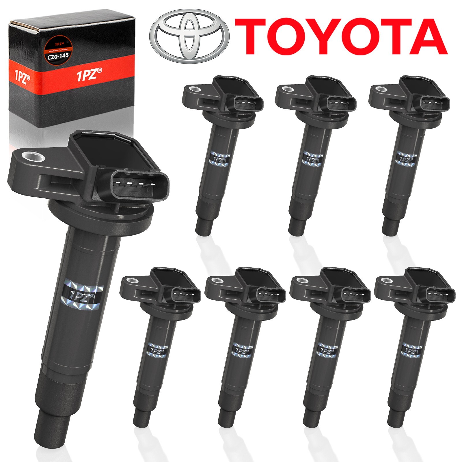 For Toyota 4Runner Tundra Sequoia 4.7L V8 Denso OEM UF493 8PCS Ignition ...