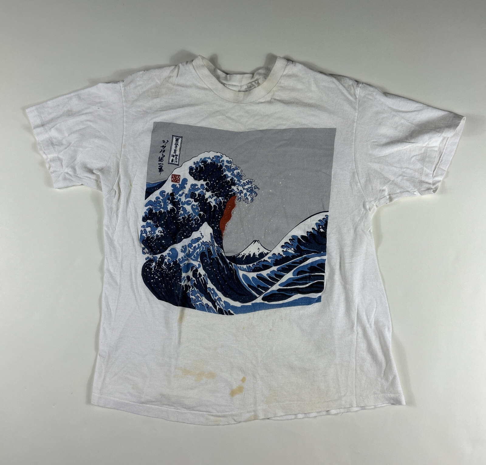 Vintage The Great Wave Shirt Japanese Size S art tee - Gem