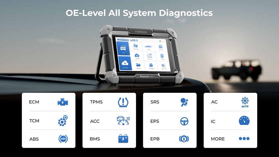 Topdon Phoenix Lite 3 deutscher Kfz Diagnosetester Diagnosegerät ...