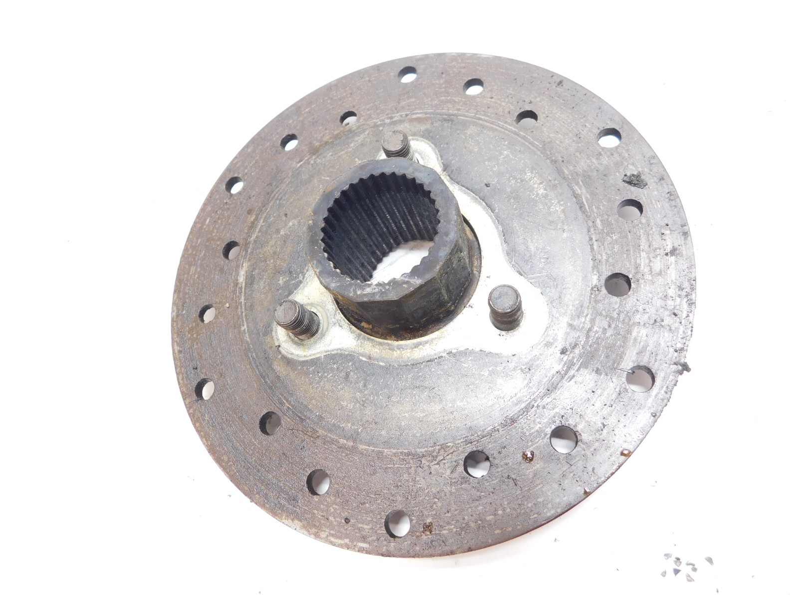 polaris trail boss trail blazer back rear brake disc hub flange spline ...