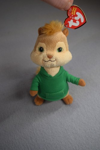 Ty Beanie Baby THEODORE the Chipmunk (Alvin & The Chipminks) MWMT Plush ...