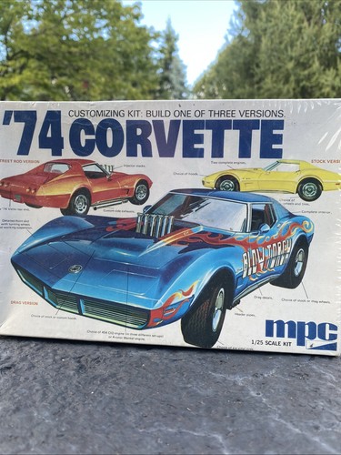 SEALED MPC 74 Corvette 1/25 Model Kit - 1-7405 - Customizing Kit | eBay