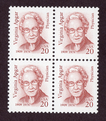 Scott #2179a Virginia Apgar Block of 4 Stamps - MNH | eBay