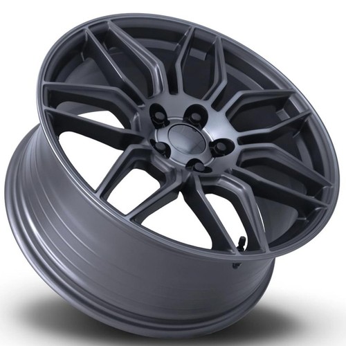 F19x10/R20x12"Staggered Corvette C8 Z06 Wheels FR 401F Grey Machine ...