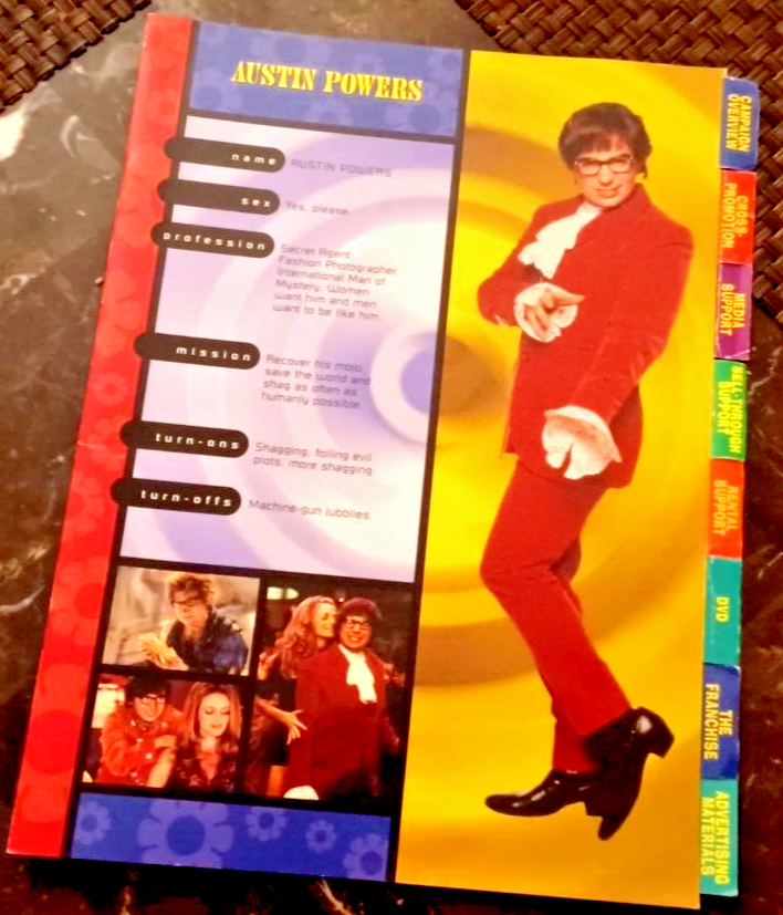 Vintage Austin Powers Rare Retail Merchandise Release Promotional ...
