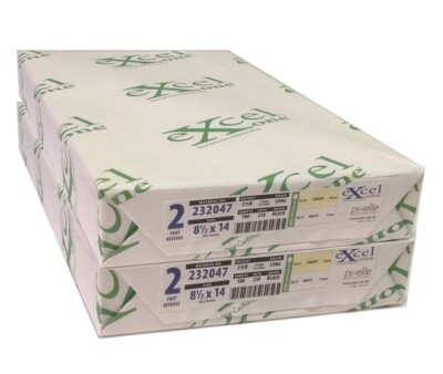 Carbonless 2-Part Reverse Paper, 8.5" x 14", by Excel (232047) - 2 ...