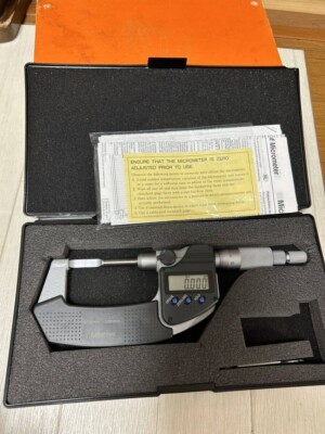 MITUTOYO DIGITAL BLADE MICROMETER 0-25MM 0.001MM NO. 422-230-30 BLM ...