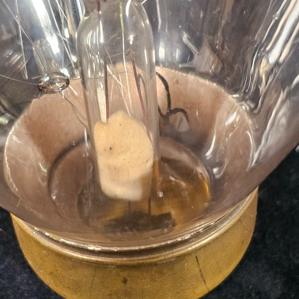 MASSIVE HUGE Antique Exhaust Tip Westinghouse Mazda Light Bulb | eBay